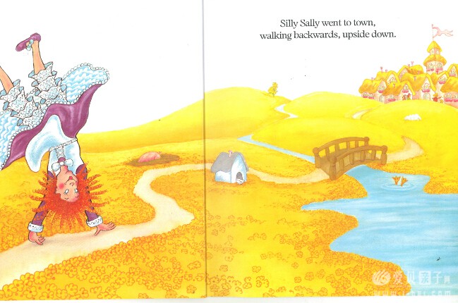 英文原版绘本SILLY SALLY 高清pdf下载 - 爱贝亲子网