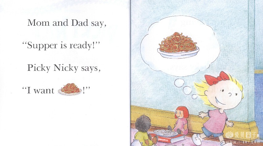 汪培珽书单第一阶段Picky Nicky 挑嘴的妮琪pdf+mp3下载 - 爱贝亲子网