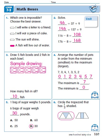 Everyday Mathematics 系列Grade2 Volume 2学生用书附答案用书 - 爱贝亲子网