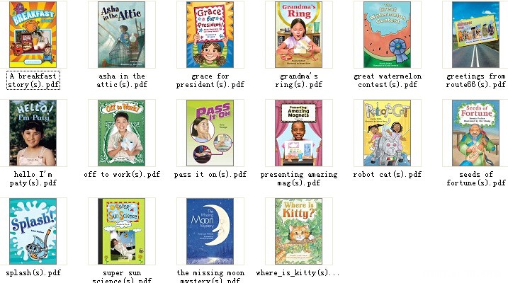 Literacy by Design阅读系列Big Book GK-G2电子档下载 - 爱贝亲子网