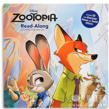 Zootopia Read-Along Storybook 疯狂动物城 音频MP3+PDF - 爱贝亲子网