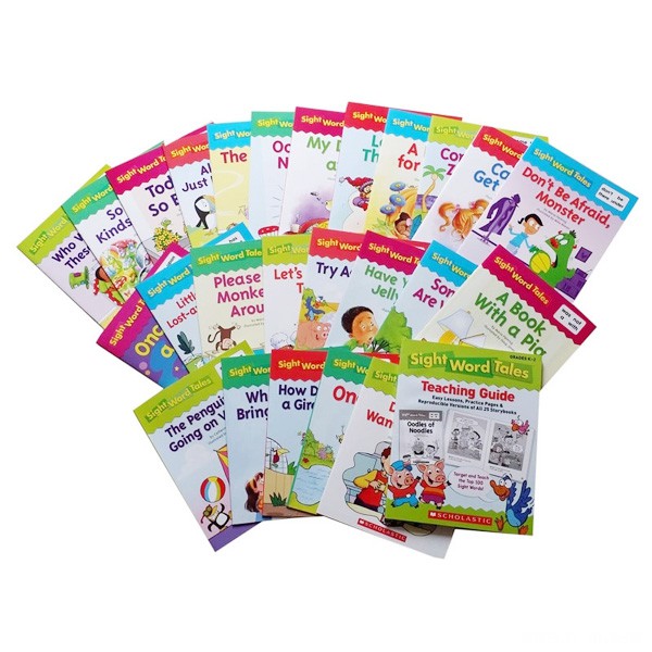 美国学乐出品原版Sight Word Tales 25本绘本+1本指导练习书团说明 - 爱贝亲子网
