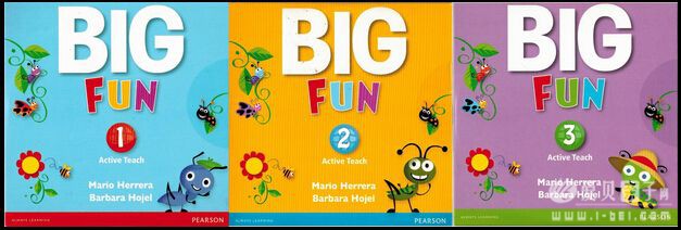 培生朗文幼儿英语 Big Fun1、2、3级全套教材白版互动课件 百度网盘分享下载 - 爱贝亲子网