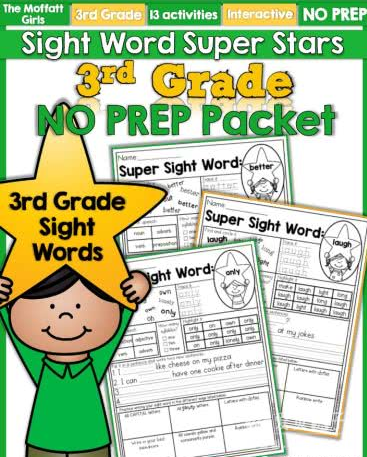 英语启蒙高频词汇资源整理！Sight Words Super Stars合辑 - 爱贝亲子网
