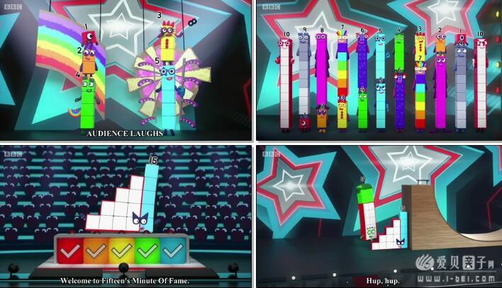 BBC数学启蒙动画： 数字积木 Numberblocks 全四季共60集百度网盘 - 爱贝亲子网