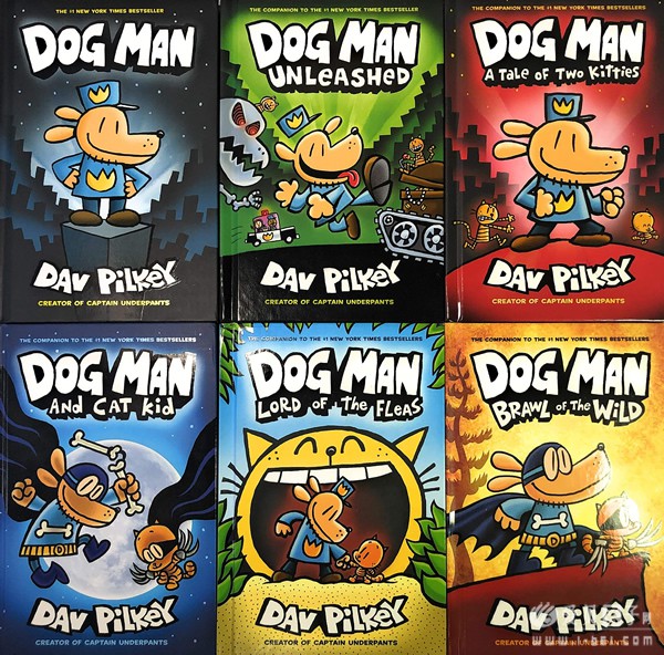 火爆资源漫画《神探狗狗dog man》PDF、音频，在家拥有图书馆 - 爱贝亲子网